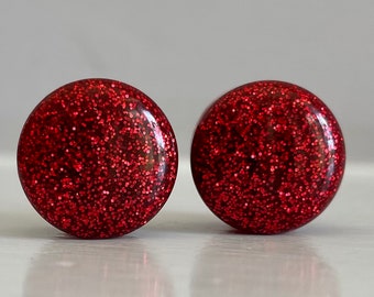 Ruby Red Plugs | Etsy