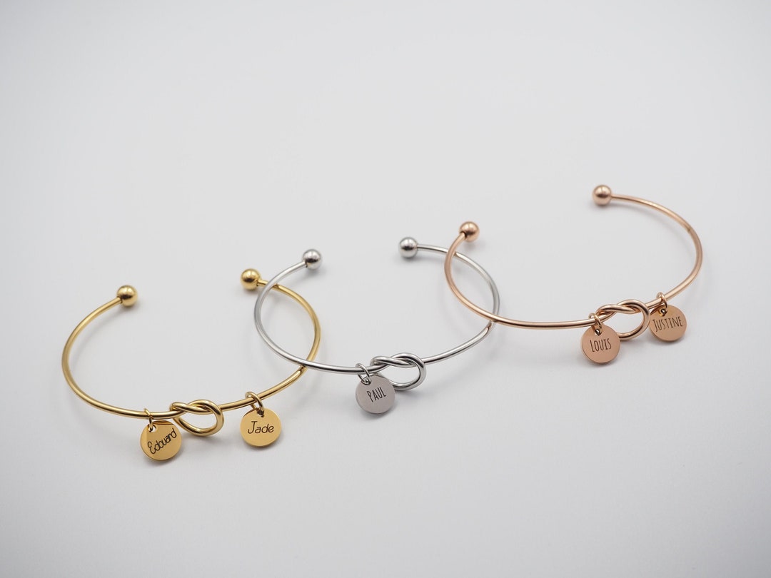 Stainless Steel Custom Rush Bracelet Mother's Day, Mom Gift, Granny ...