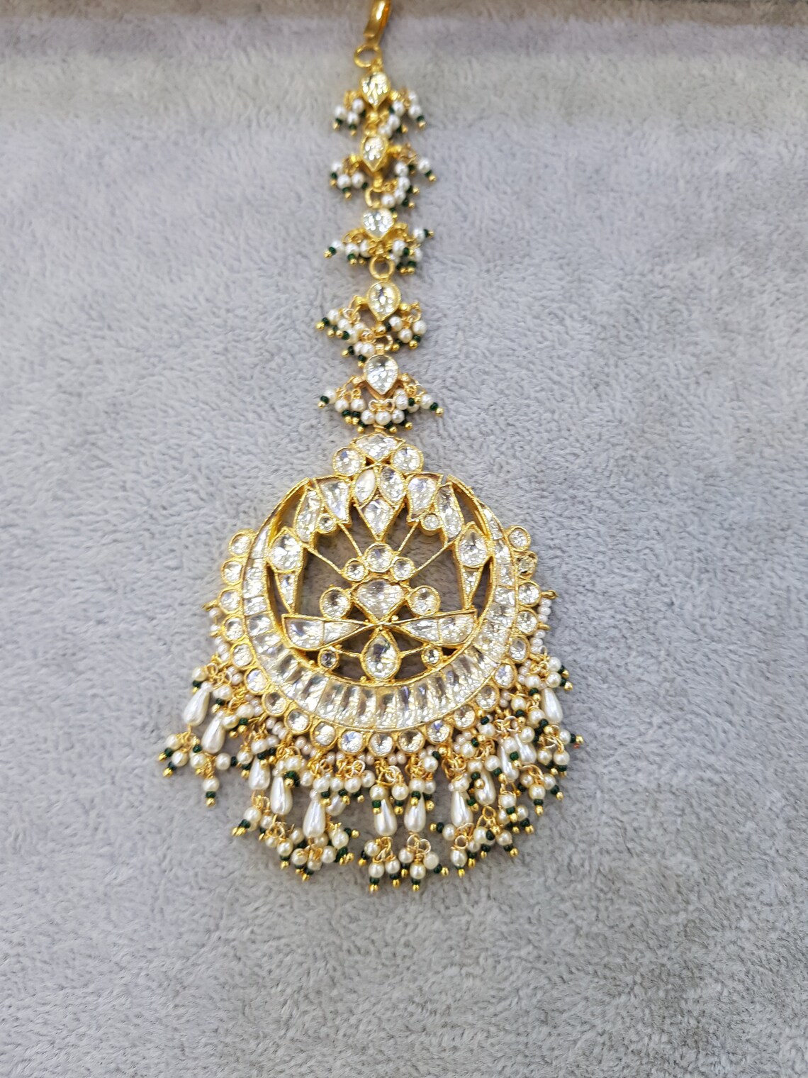 Indian Jewelry Sabyasachi Jewelry Tikka Maang Tikka Gold - Etsy