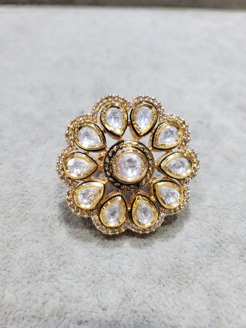 Sabyasachi Uncut Kundan Ring Indian Jewelry Ringkundan - Etsy