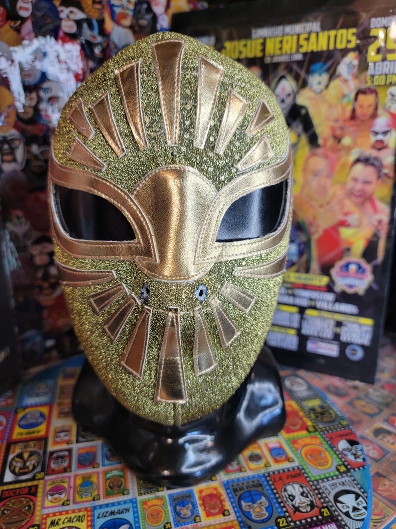 Mistico Lucha Libre Semi Pro Mask - Etsy