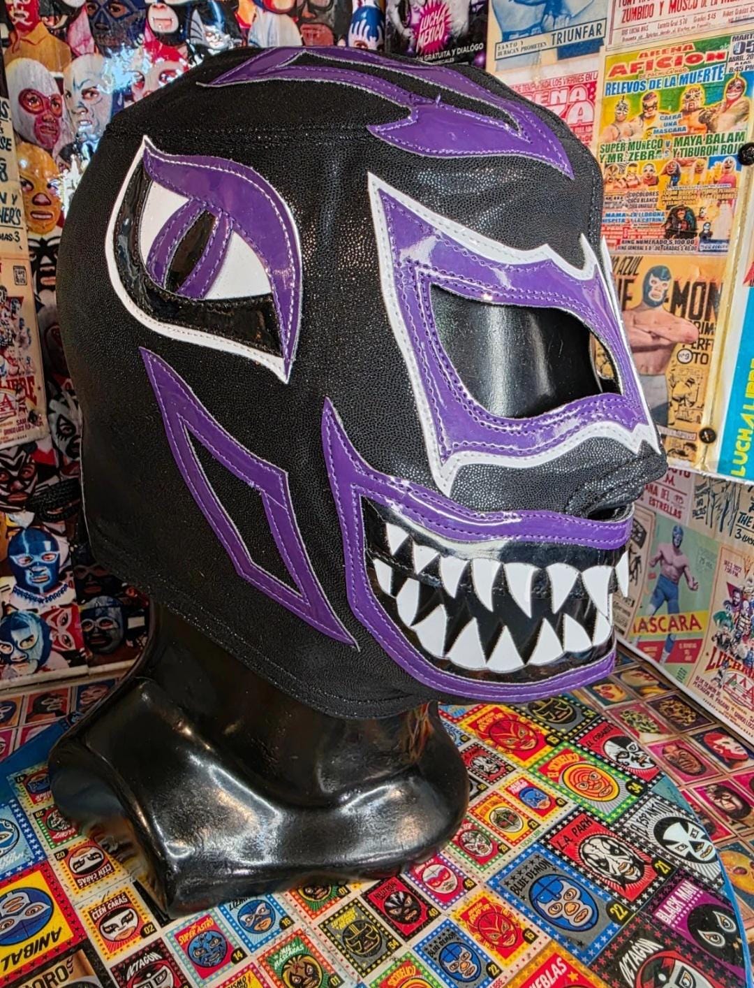 Evil Uno 1st Lucha Libre Pro Grade Mask - Etsy