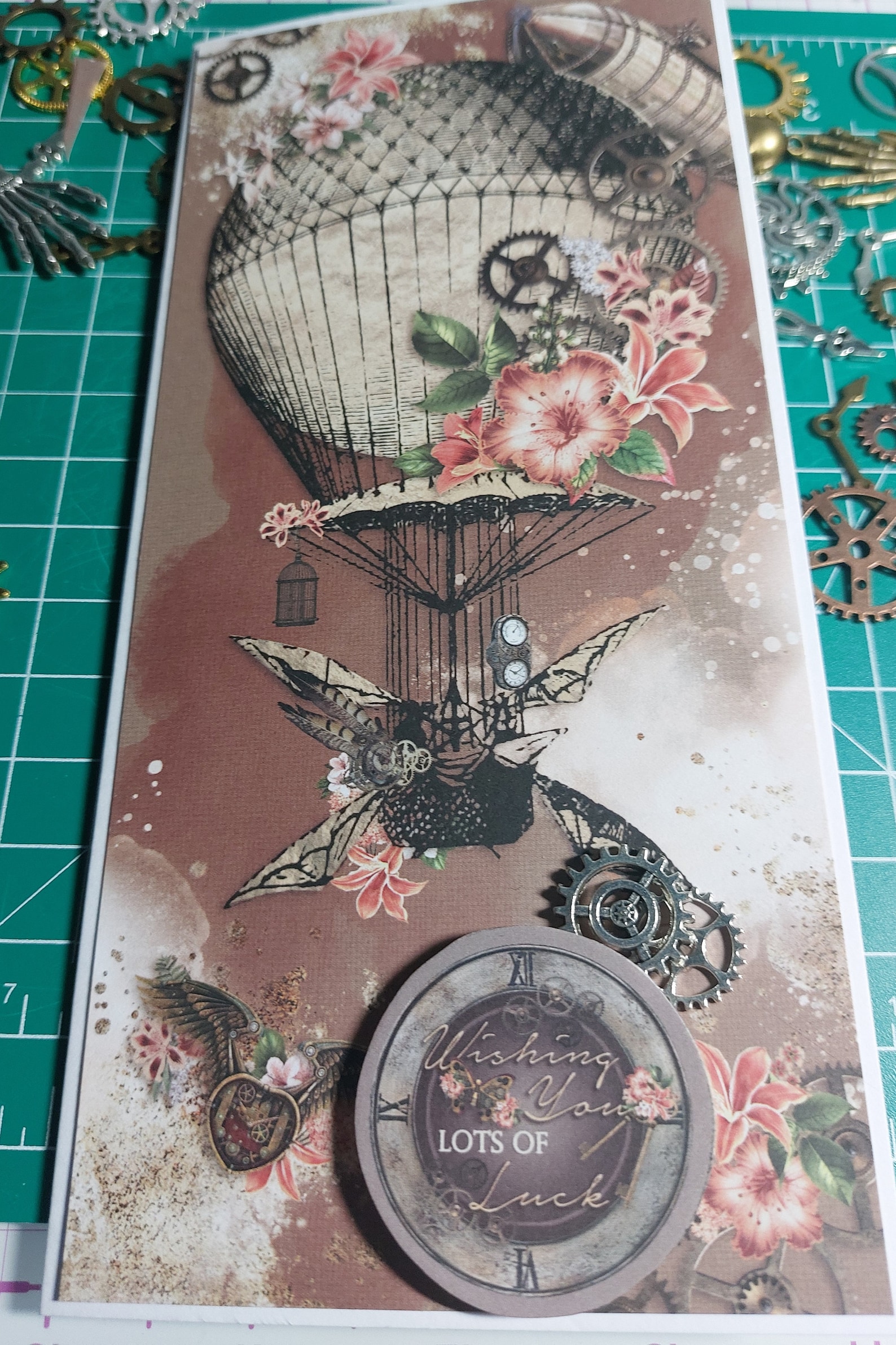 Steampunk Cards (sets of 4) - Etsy