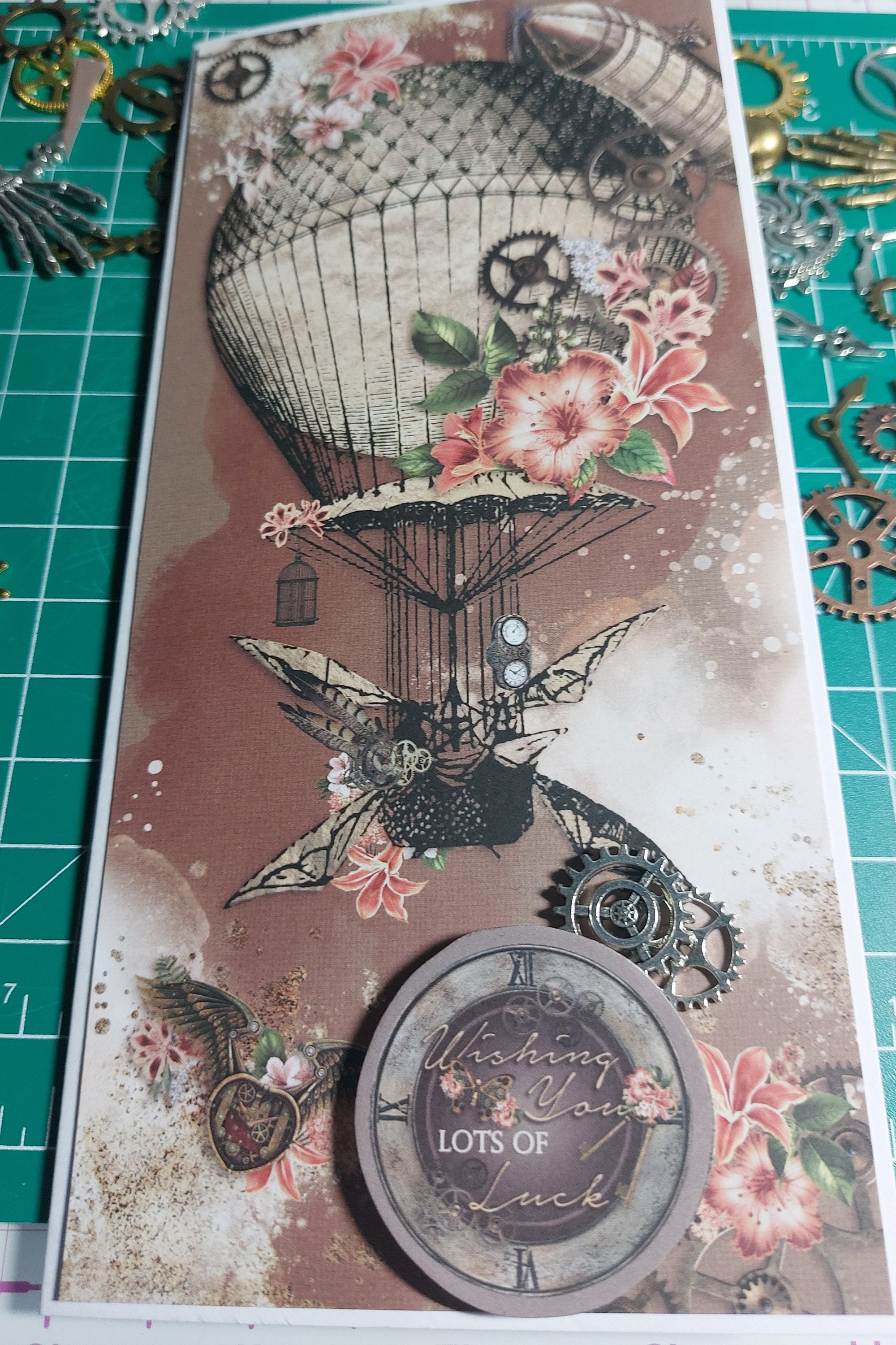 Steampunk Cards (sets of 4) - Etsy