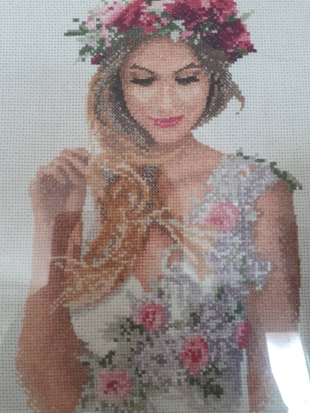 Completed Cross Stitch emily by John Clayton - Etsy
