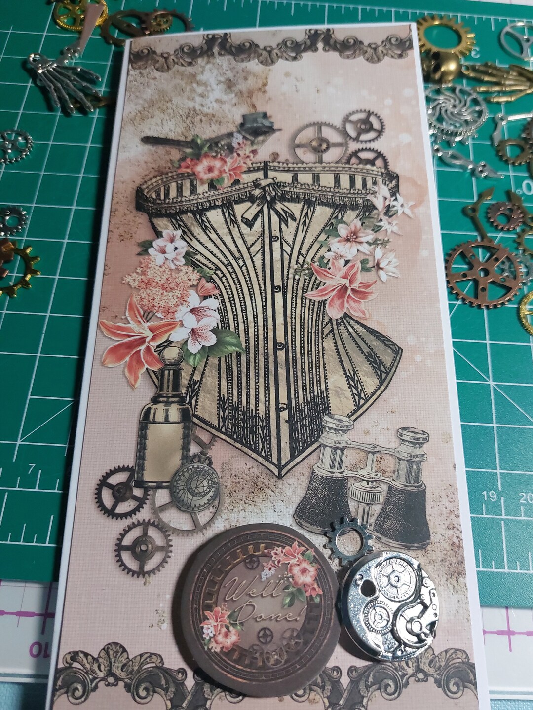 Steampunk Cards (sets of 4) - Etsy
