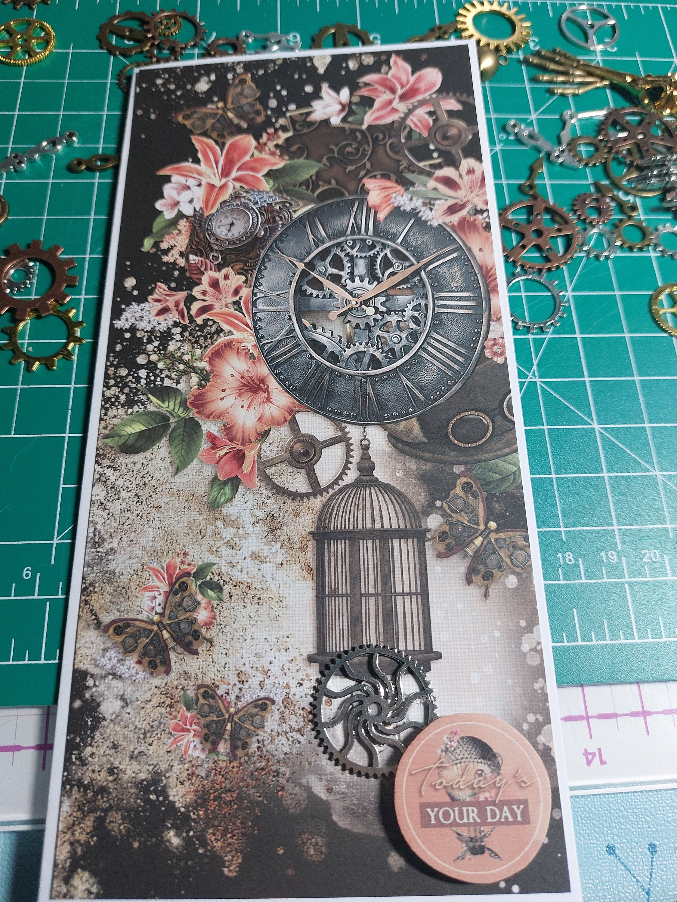 Steampunk Cards (sets of 4) - Etsy