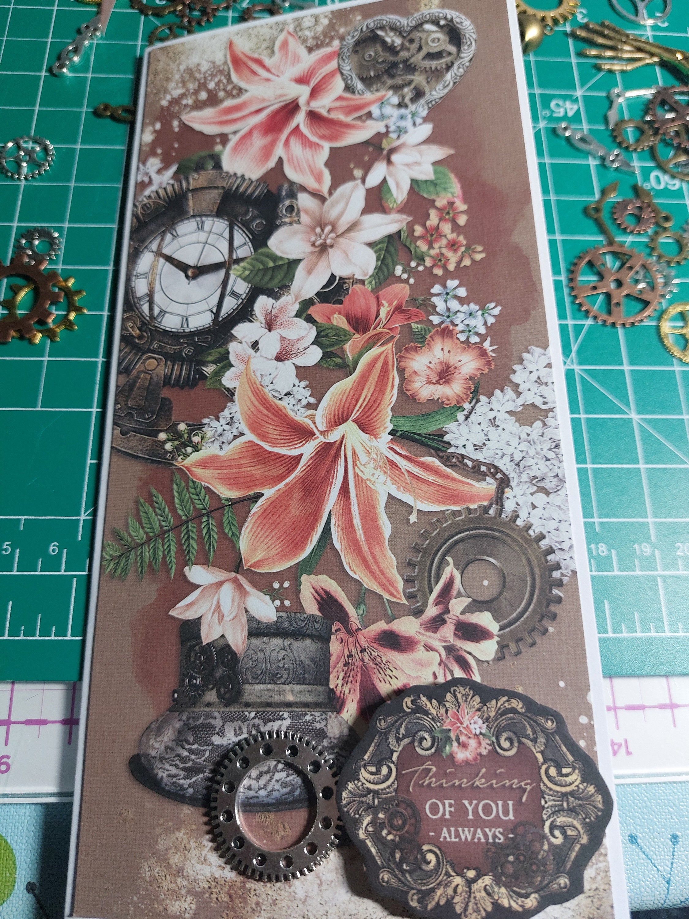 Steampunk Cards (sets of 4) - Etsy