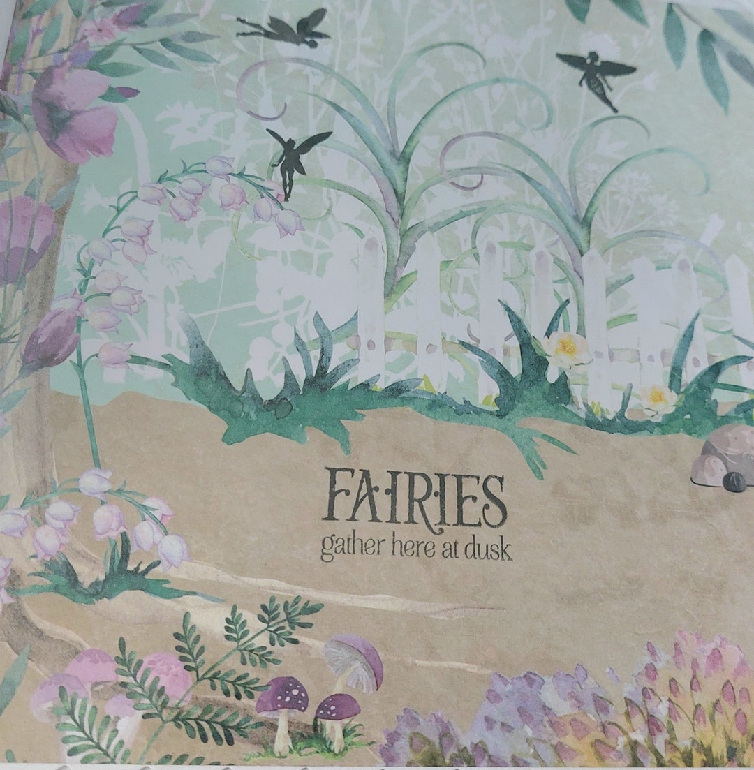 Fairy Garden Greetings Cards 8x8 Inches - Etsy
