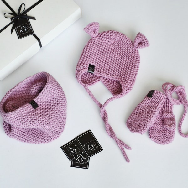 Winter Hat and Scarf Set - Etsy