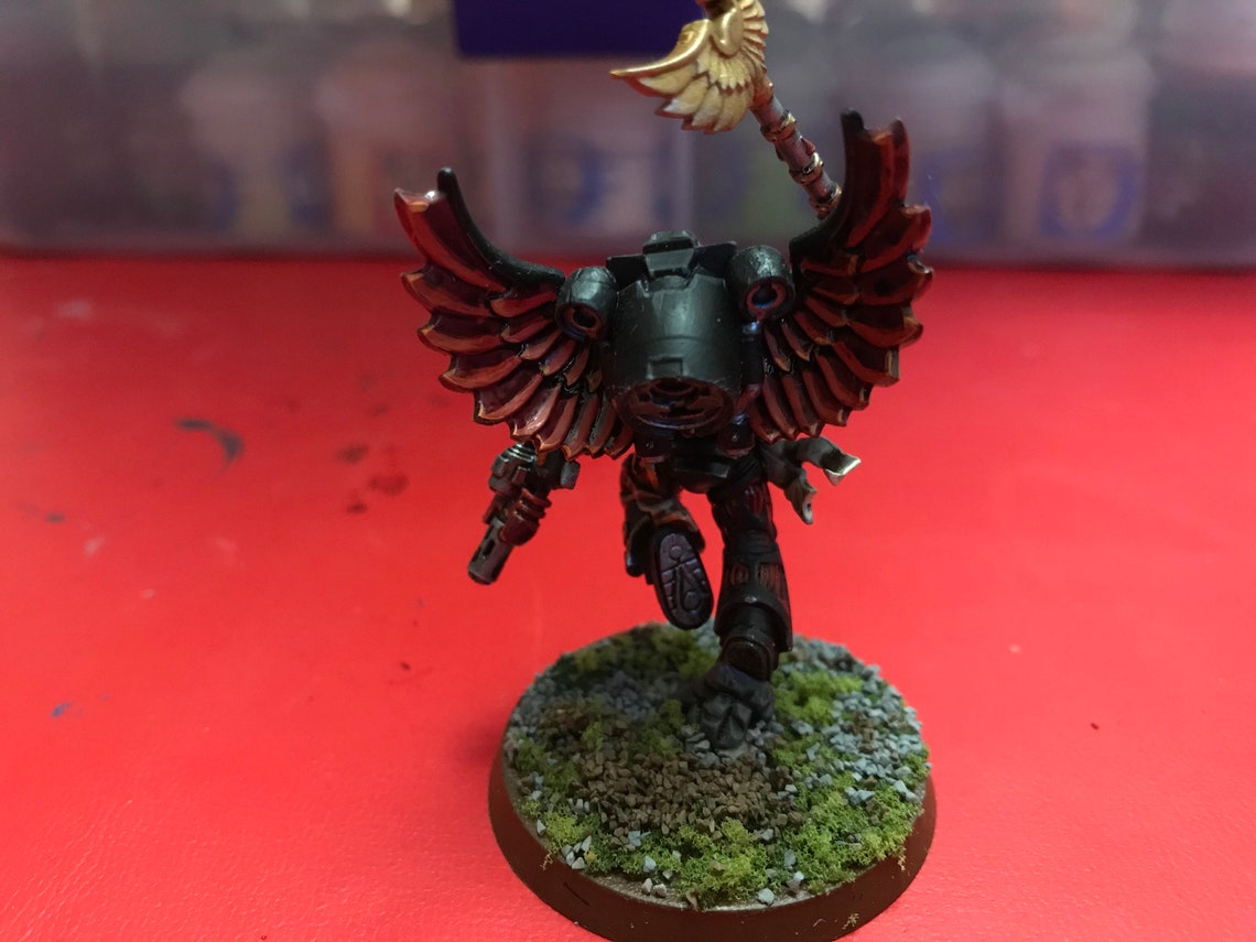 Warhammer 40K Blood Angels Chaplain With Jump Pack - Etsy