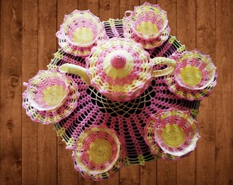 Amigurumi Tea Set - Etsy