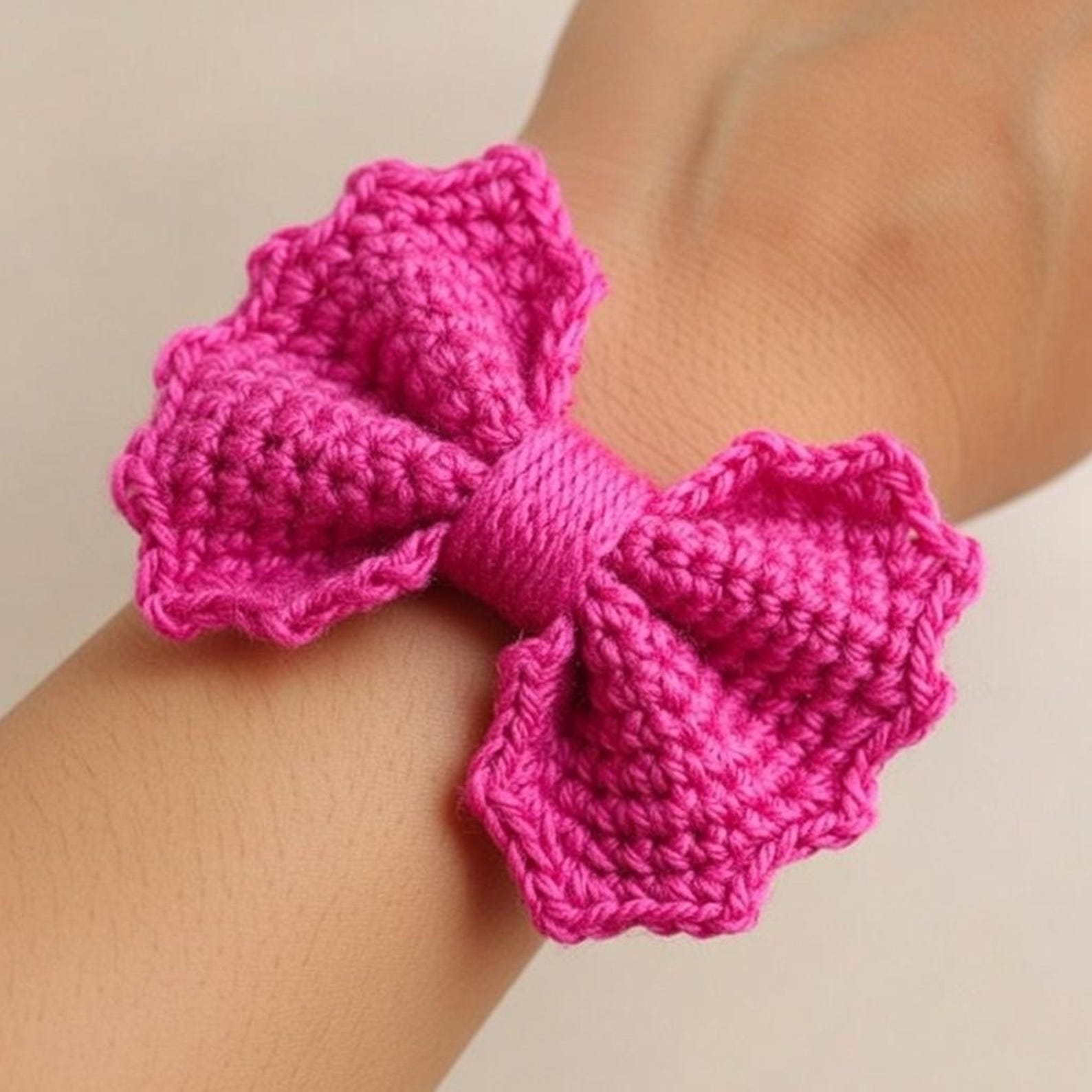 Crochet Bow Pattern: Easy DIY Bow Tie PDF + Video Guide, Handmade ...