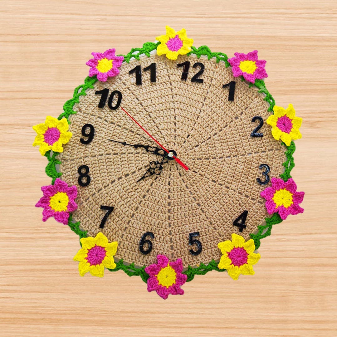 Crochet Clock Pattern, Amigurumi Watch PDF Pattern, Quirky Clock ...