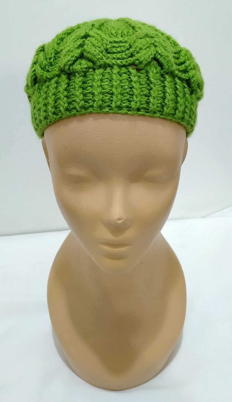 Crochet Beanie Hat Pattern Winter Hat Pattern Pop Corn Hat - Etsy