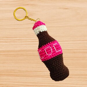 Soda Cola Bottle Crochet Pattern: Amigurumi Keychain (instant Download ...