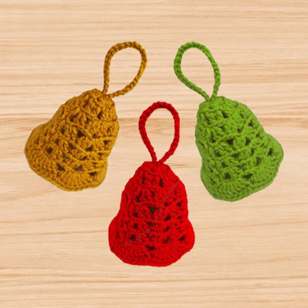 Crochet Bell Pattern , Bell Pattern, Crochet Bell, Amigurumi Bell ...