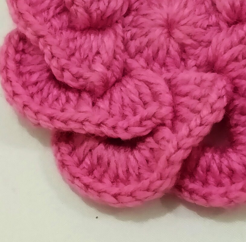 3D Crochet Flower Pattern Photo Tutorial 3D Crochet Rose - Etsy