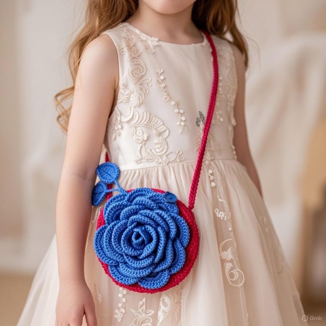 Crochet 3D Flower Bag Pattern: Boho Rope Tote (PDF Pattern) - Etsy