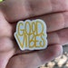 Good Vibes Positivity Yellow Quote Vinyl Stickers - Etsy