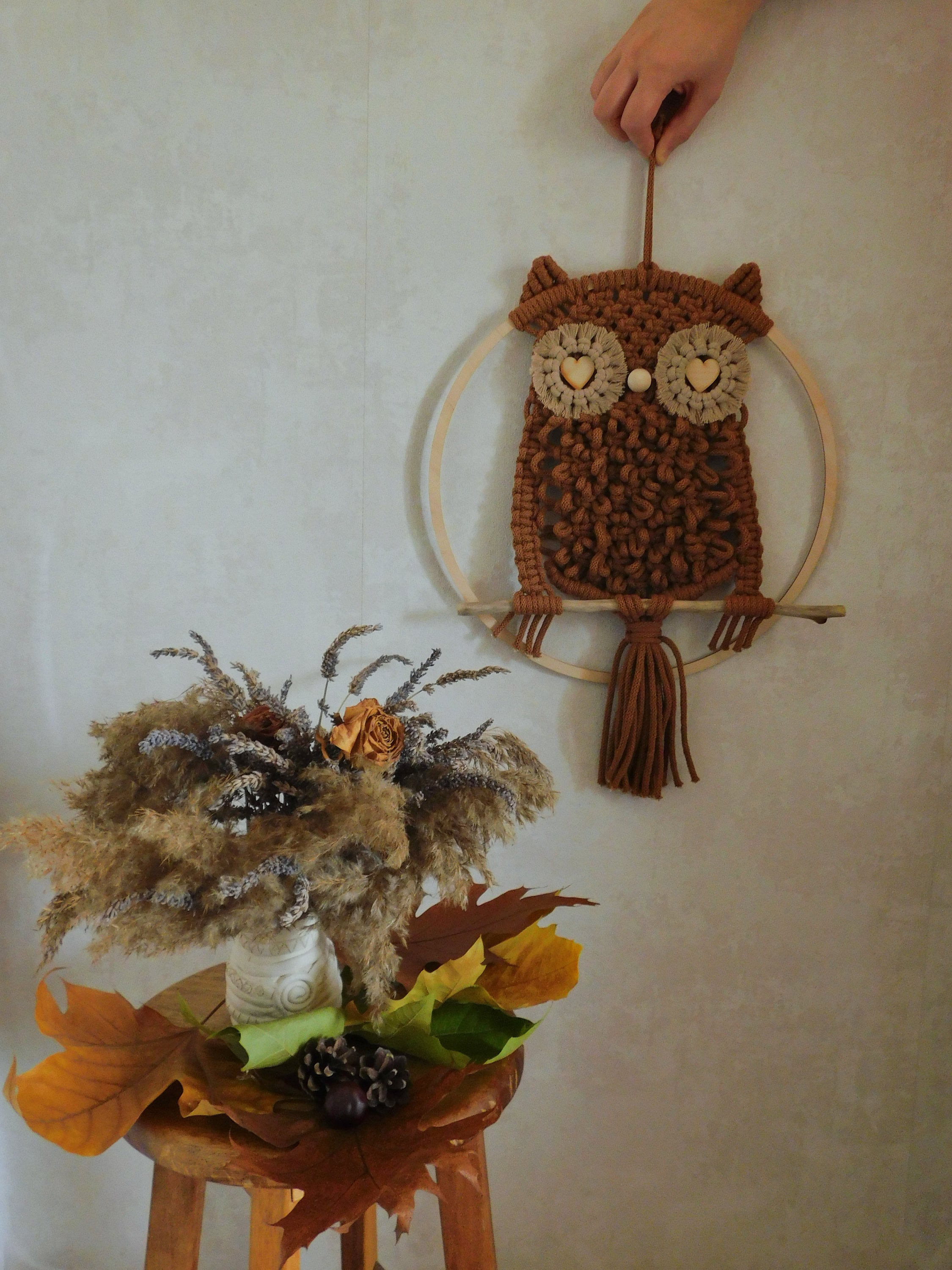 Macrame Owl / Wall Macrame / Macrame / Wall Hanging / Home Decor / Boho ...