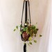 Black Macrame Plant Hanger/hanging Planter/elegant Plant Hanger/gift ...