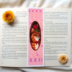 Set of Two Bookmarks With Cats- Hand-painted Cats Bookmarks Cute ...