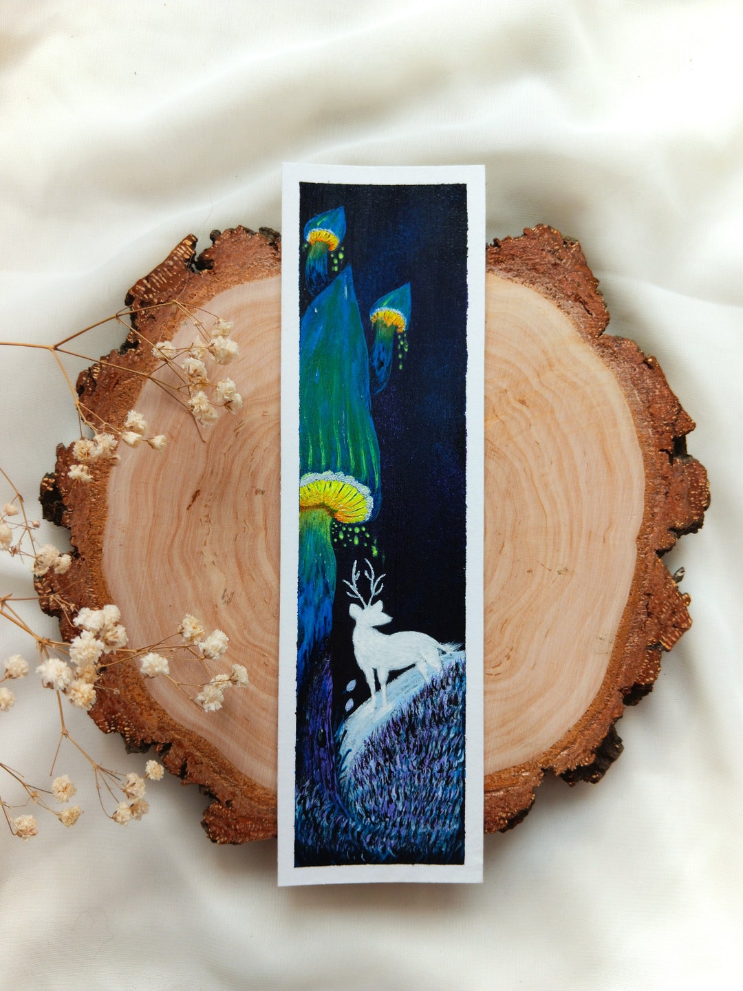 Original bookmark- Hand-painted bookmark- The perfect gift for book ...