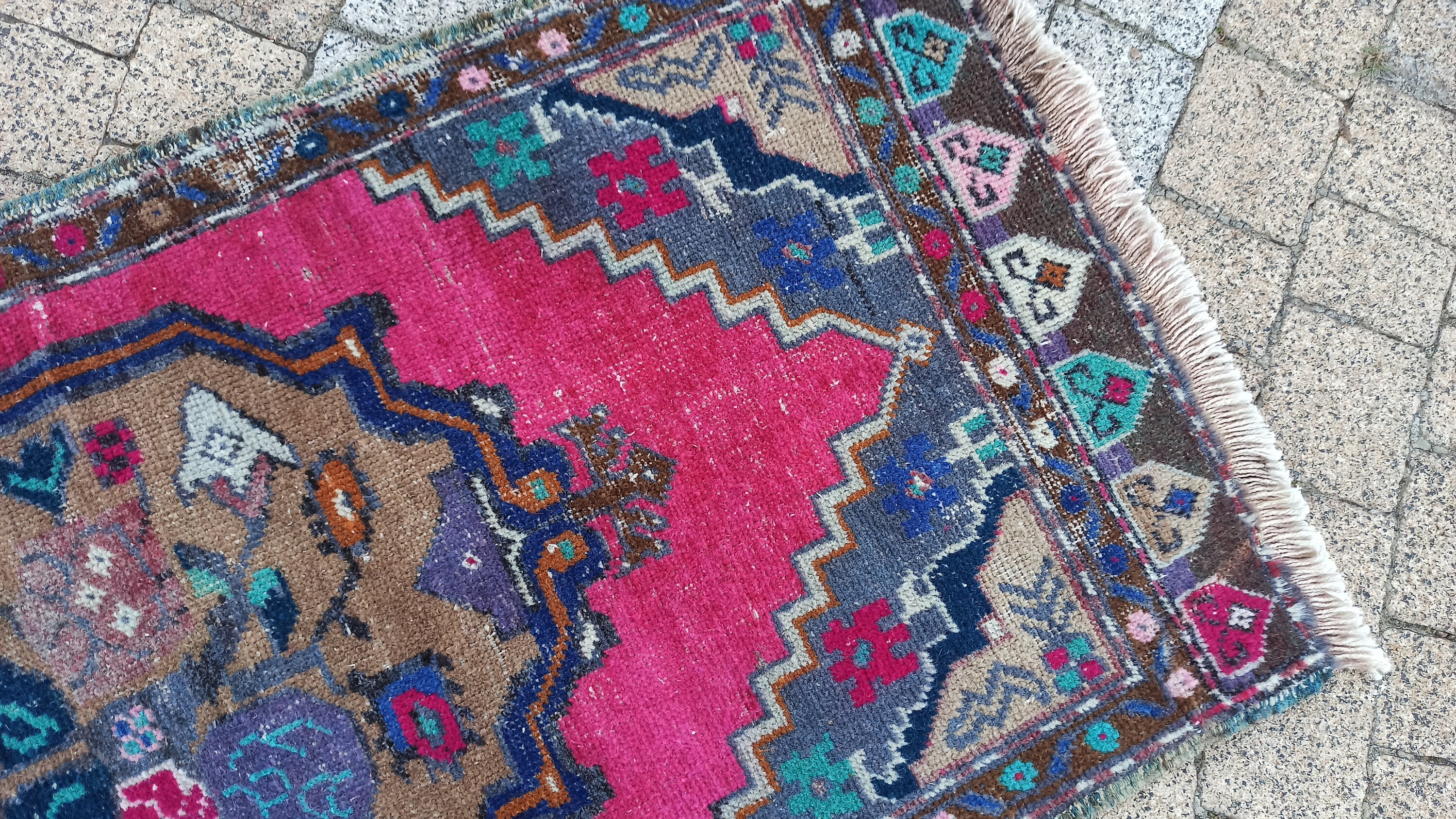 Turkish rug / hand made doormat / turkey door mat / wool rug | Etsy