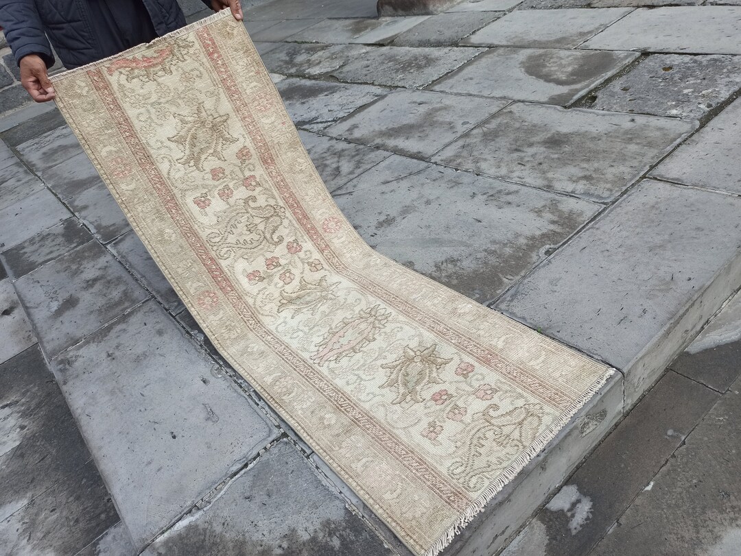 Light Red Floral Patterned Runner Rug , 2x6 Runner Rug , Pastel LOVE ...