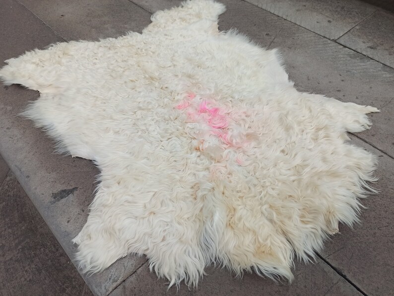 Ankara Angora Goat Frizzy Goatskin Handmade Leather for - Etsy