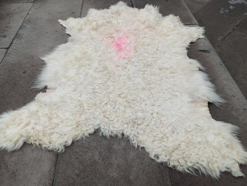 Ankara Angora Goat Frizzy Goatskin Handmade Leather for - Etsy