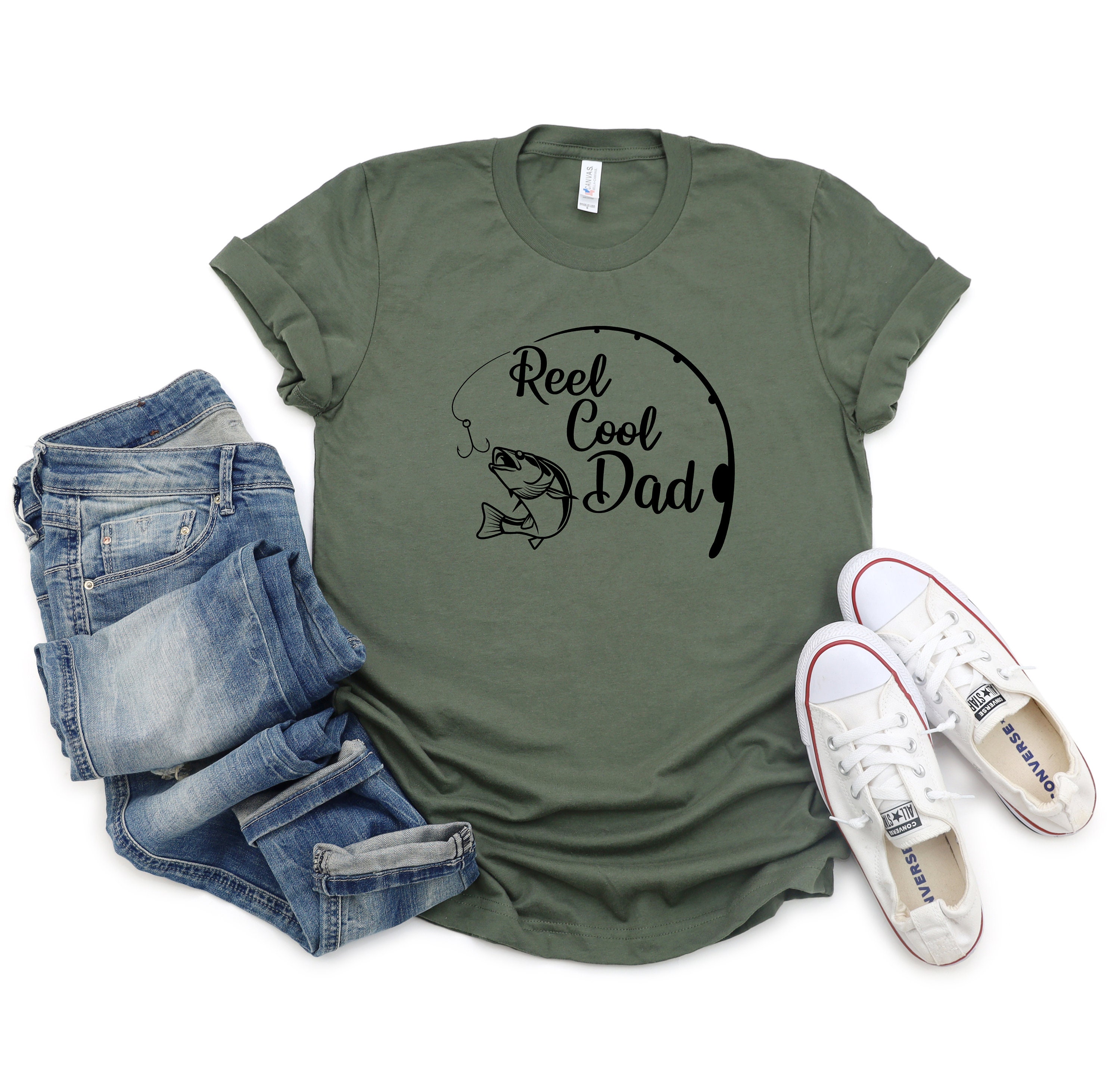 Reel Dad Fishing Shirt, Funny Father's Day Gift - Etsy
