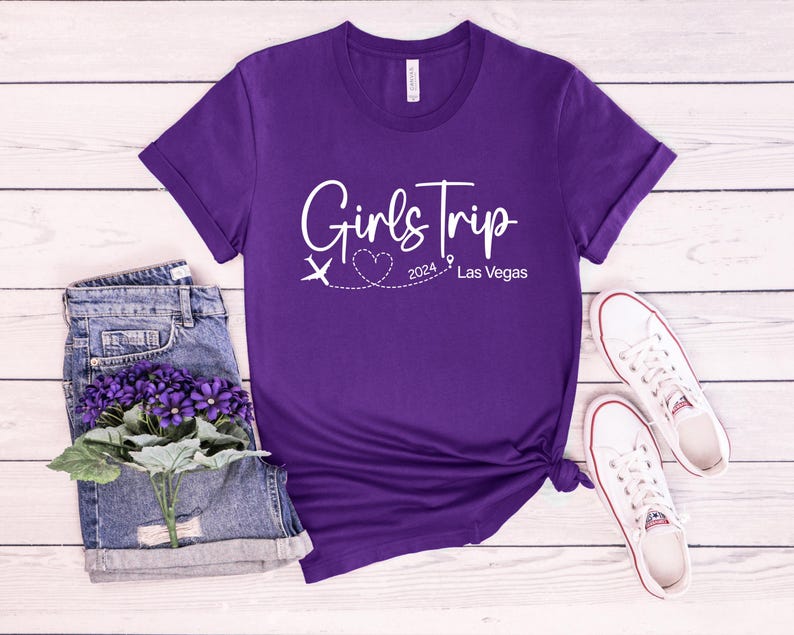 Girls Trip Shirt: Custom Travel Matching Graphic Tee - Etsy