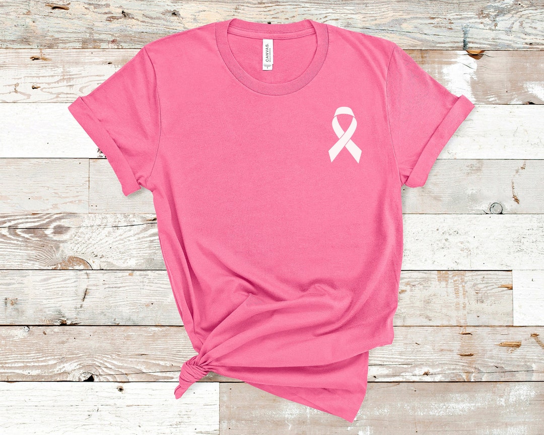 Breast Cancer Shirt Cancer Ribbon Shirt Pink Ribbon Shirt Breast