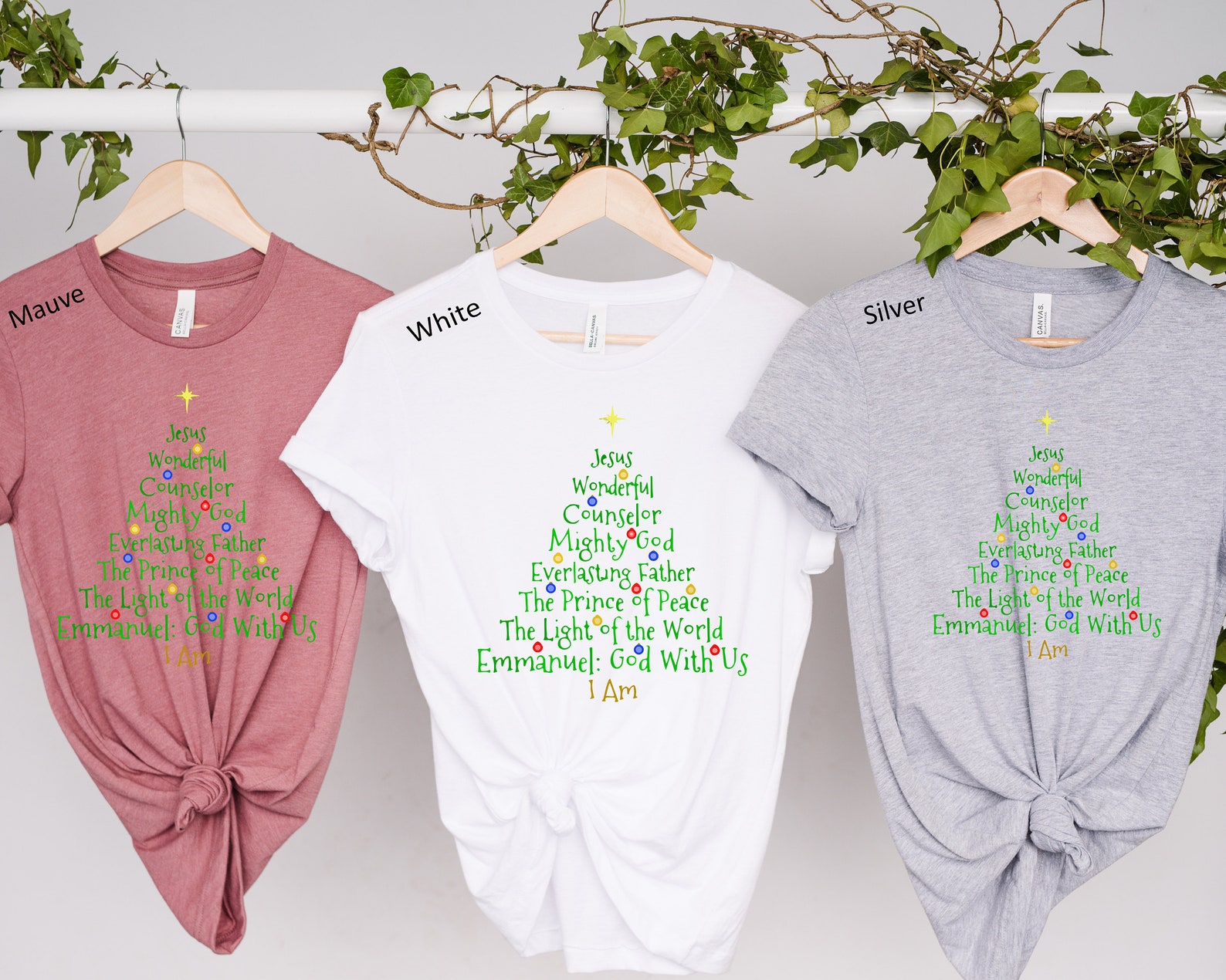 Christian Christmas Tree Shirt, Holiday Faith Gift - Etsy