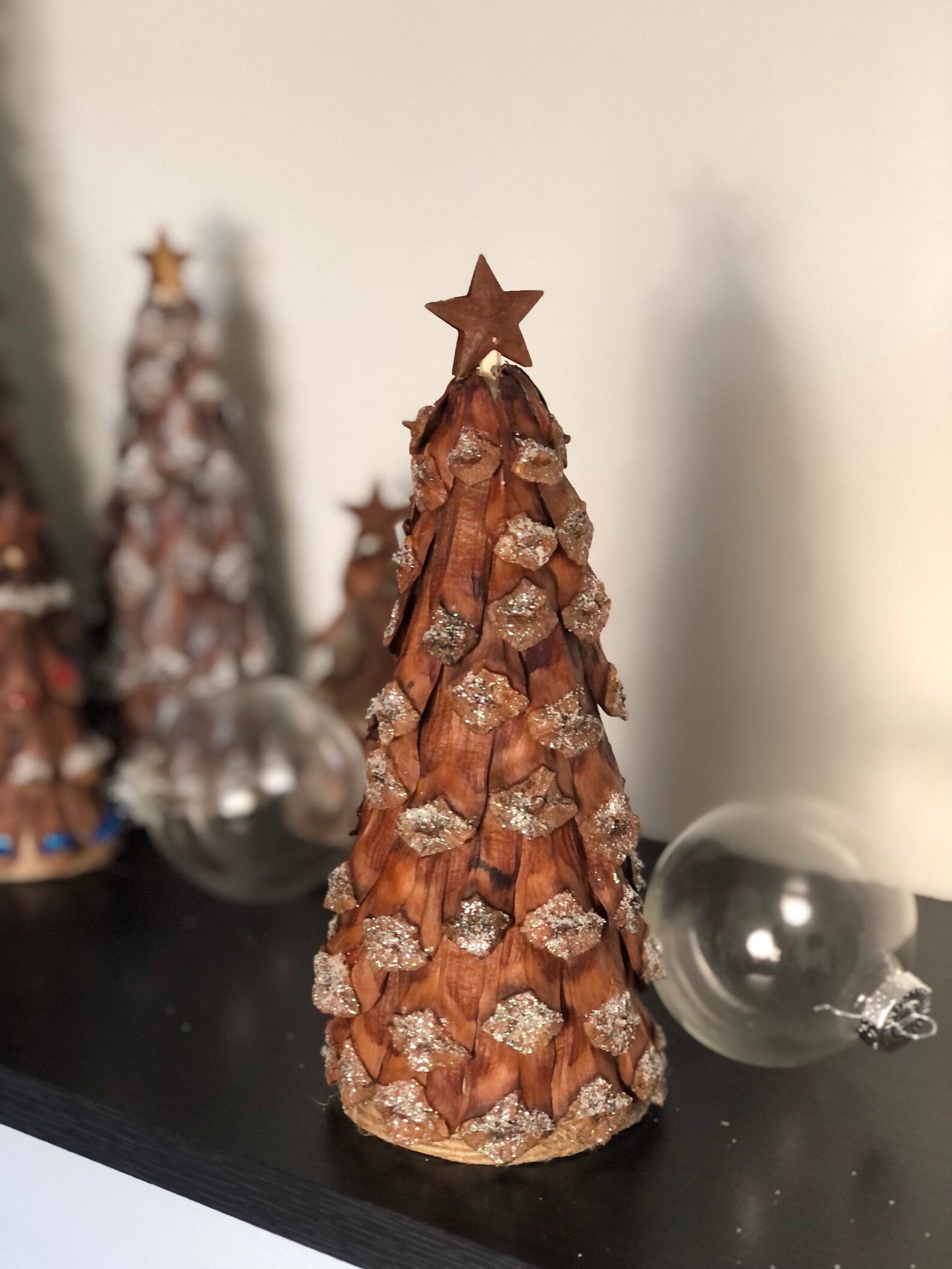 Pinecone Christmas Tree Handmade Decor Holiday Centerpiece Rustic ...