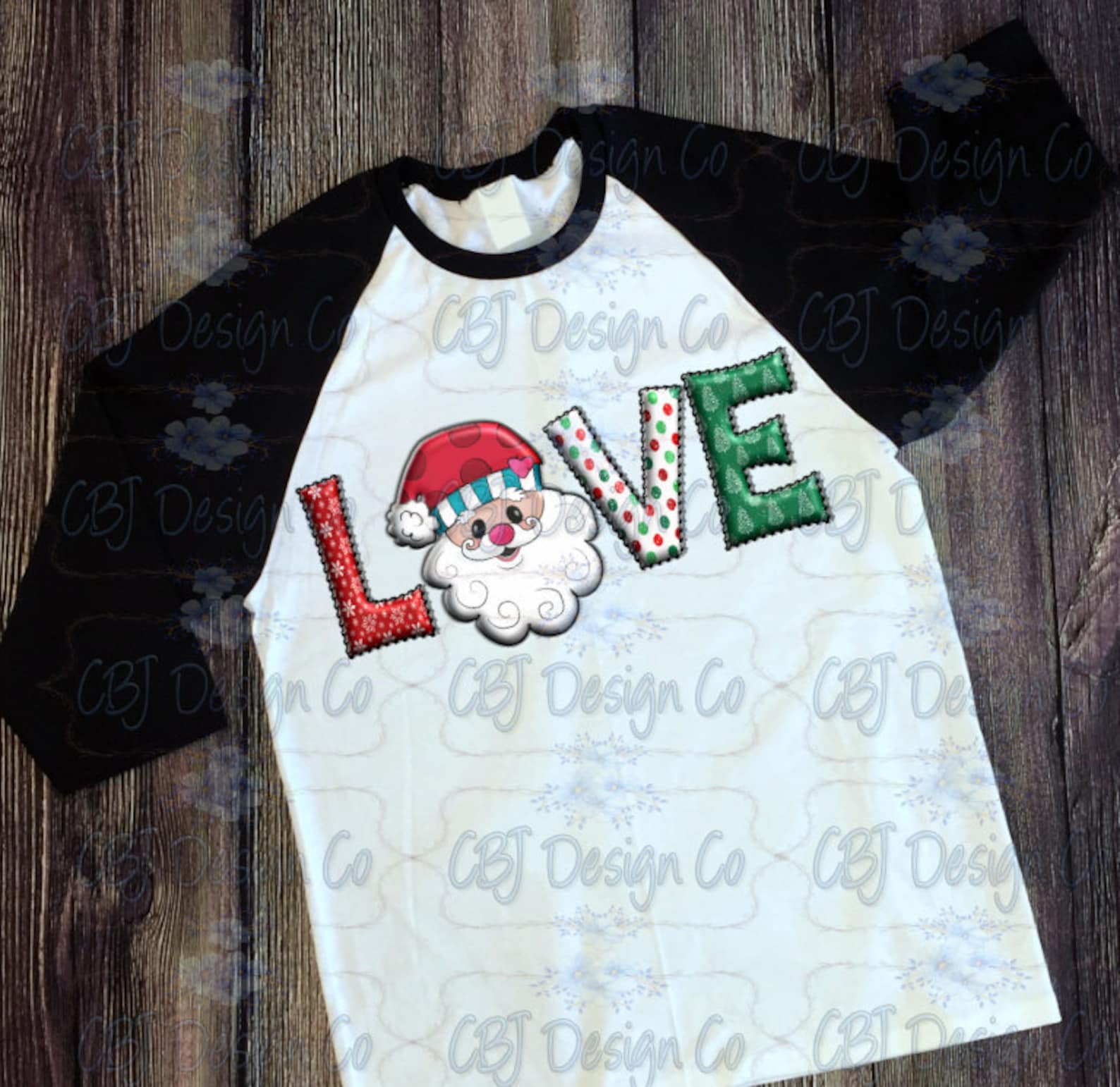 Digital Download Love Santa Christmas Design Santa Design - Etsy