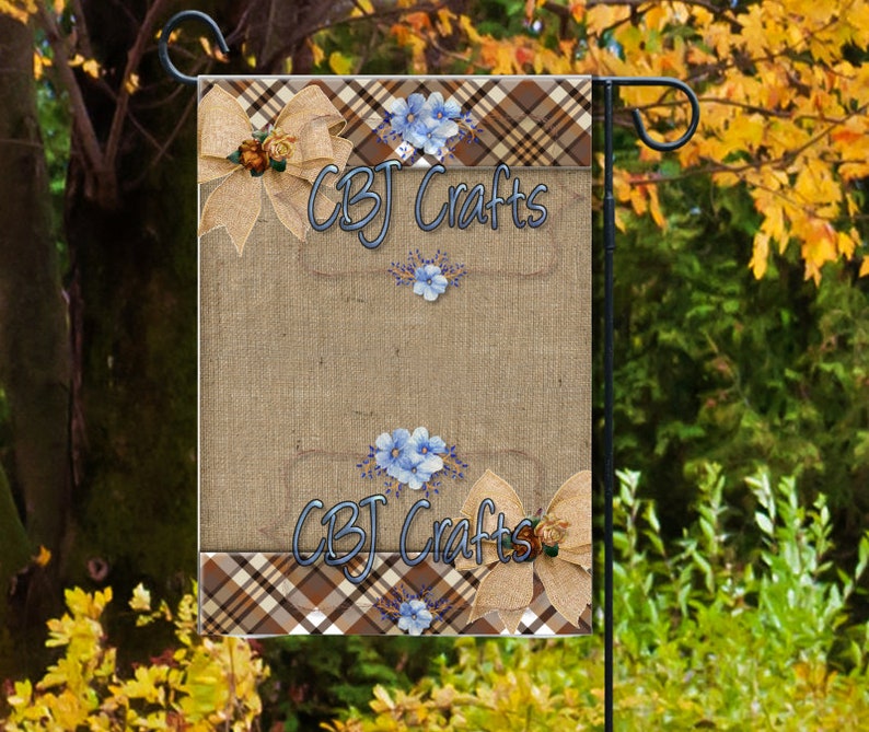 Digital Download Fall Garden Flag Design Flag Design PNG - Etsy