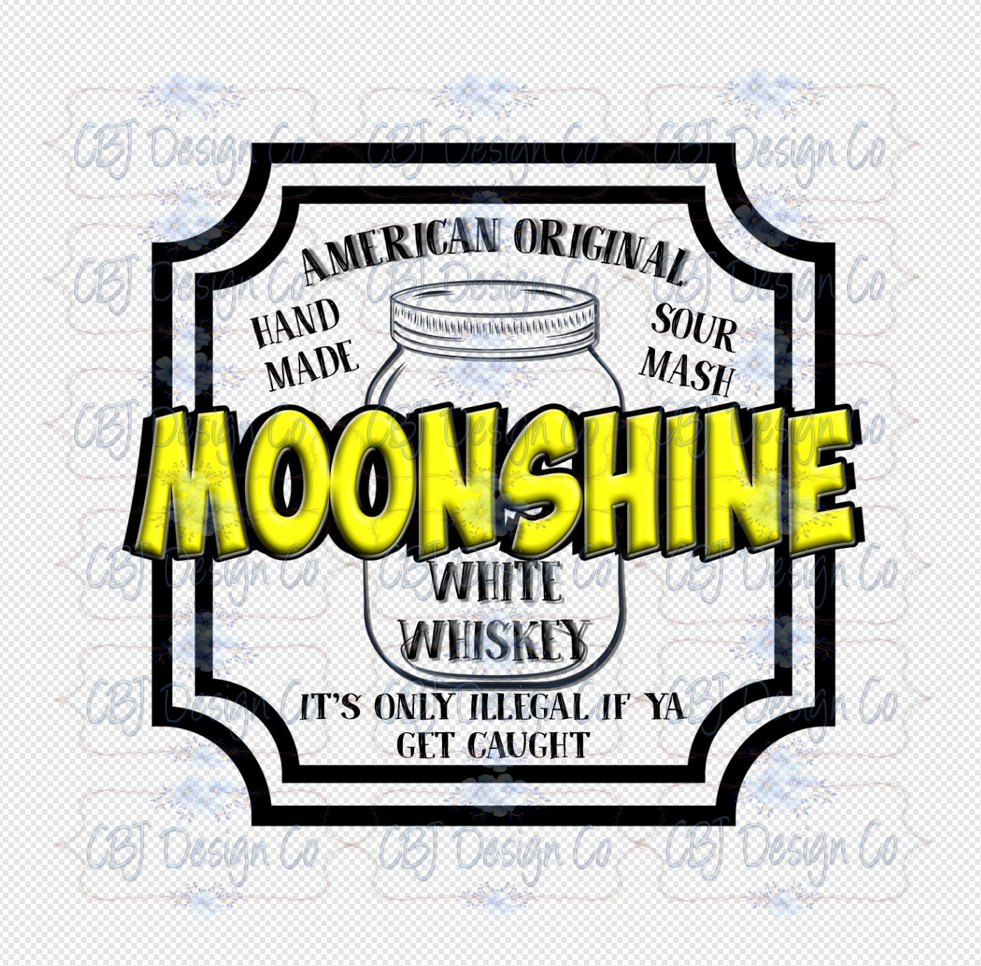 Moonshine Sublimation Design PNG Design for Sublimation - Etsy
