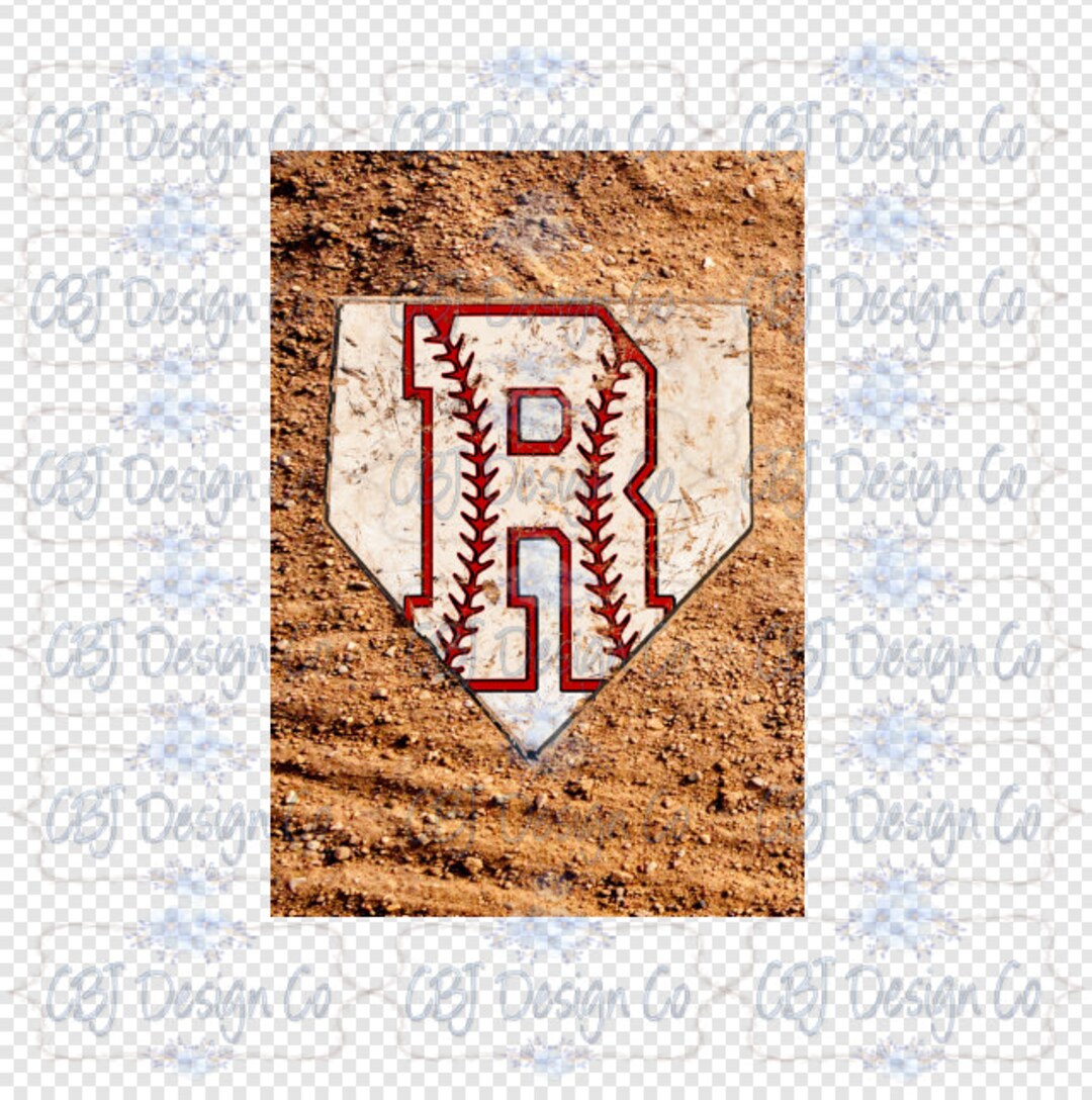 Digital Download for Sublimation, Baseball Letter R Flag Design ...