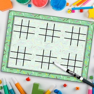 Digital Download for Sublimation, 3 Board Game Designs, Dot to Box Game ...
