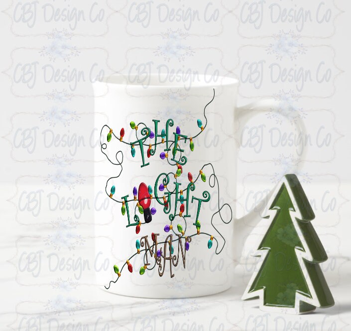 Digital Download the Light Man PNG for Sublimation Christmas - Etsy