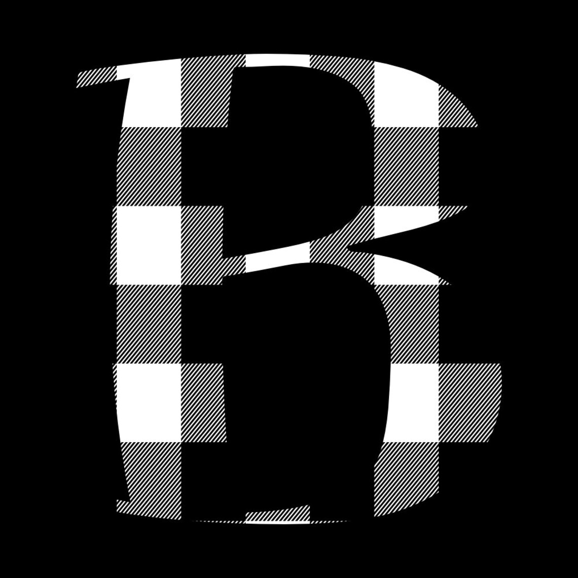 Digital Download Buffalo Plaid Alphabet Buffalo Plaid | Etsy
