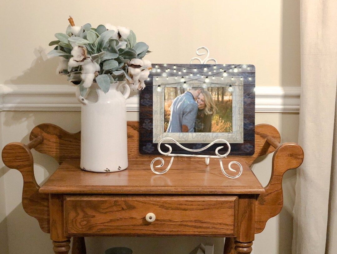 Digital Download for Sublimation, Rustic Picture Frame Design, Wooden ...