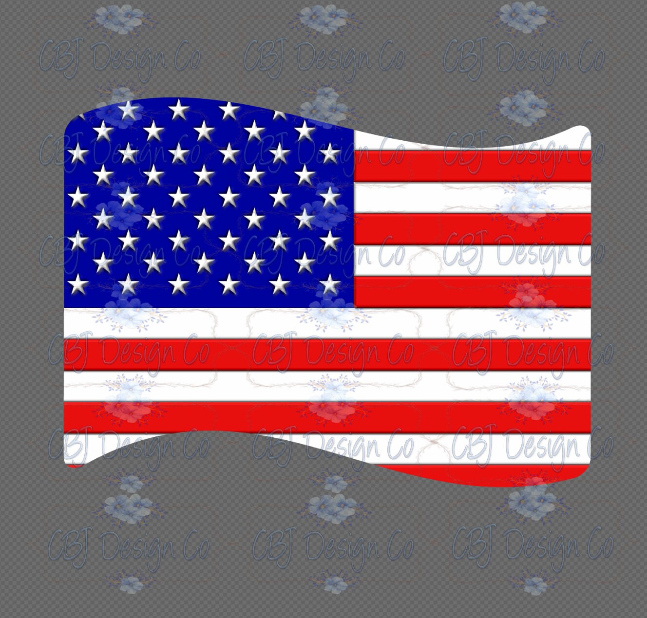 Digital Download for Sublimation American Flag Design | Etsy