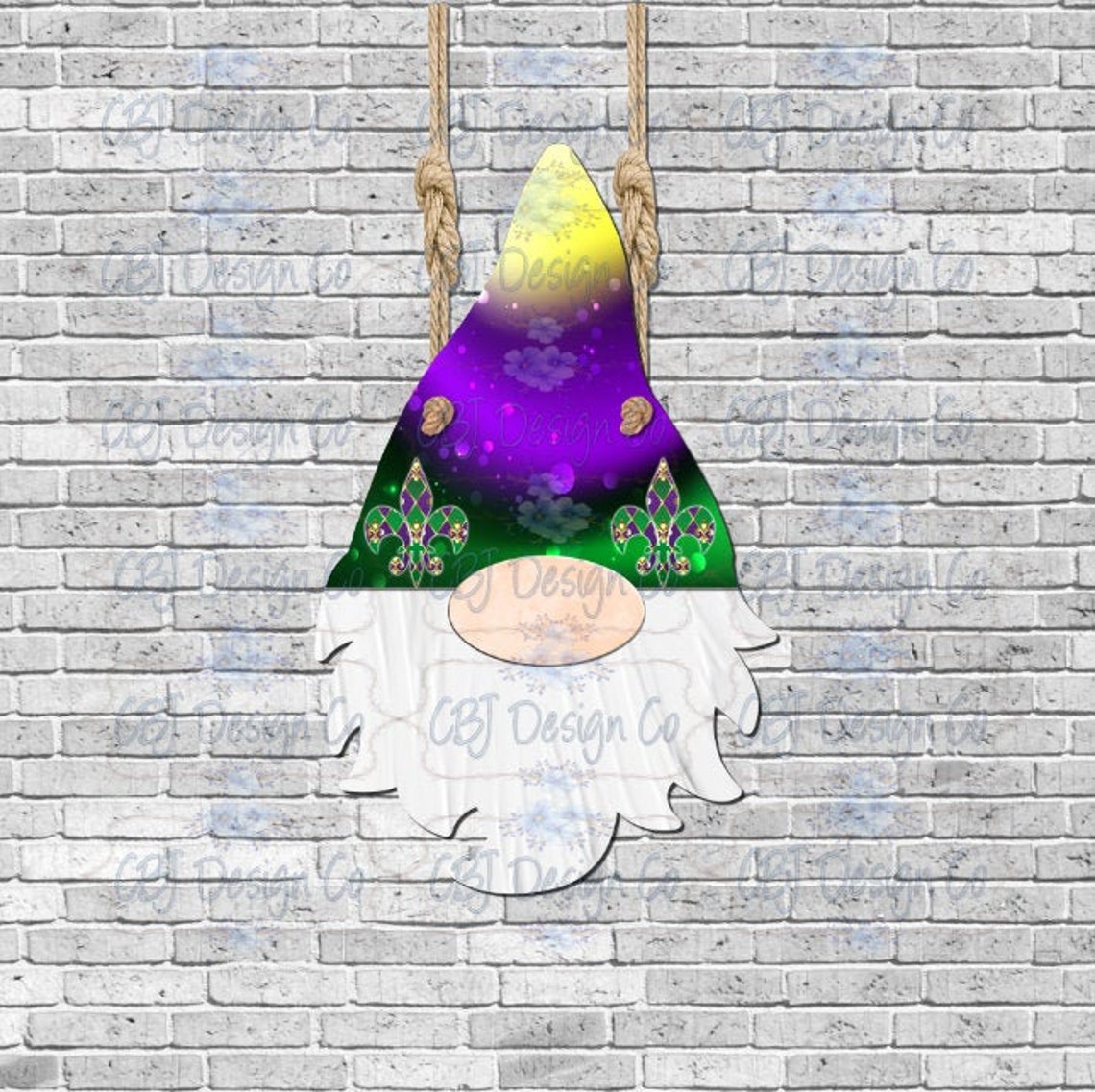 Digital Download for Sublimation Mardi Gras Gnome Design for | Etsy