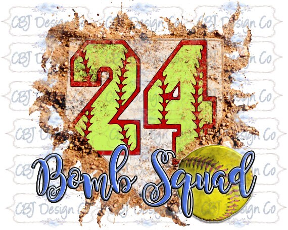 Digital Download Team Softball Design School Spirit Design - Etsy