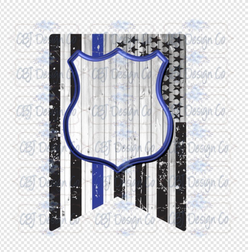 Digital Download for Sublimation Thin Blue Line Design Blue - Etsy