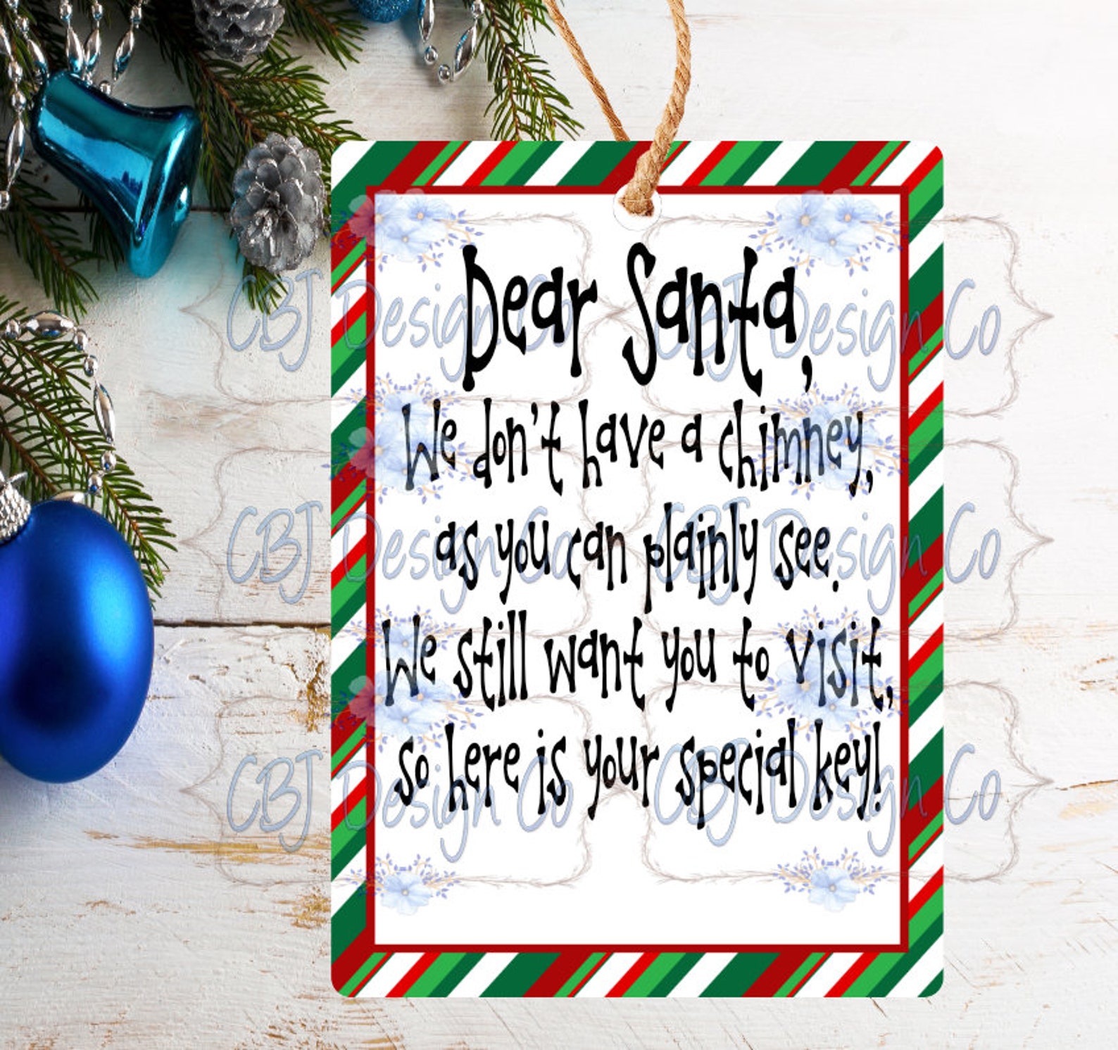 Digital Download Santa's Magic Key Poem Christmas - Etsy